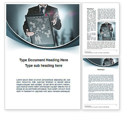 Presentation Word Templates Design, Download now | PoweredTemplate.com