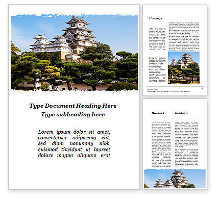 Japanese Word Templates Design, Download now | PoweredTemplate.com