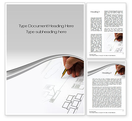 Civil Engineering Word Templates Design, Download now | PoweredTemplate.com