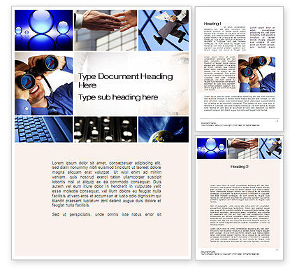 Creative Word Templates Design, Download now | PoweredTemplate.com