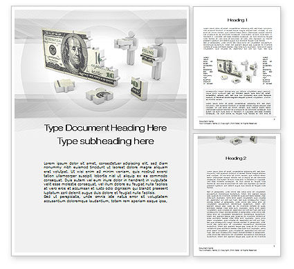 Capital Accumulation Word Template 10368 | PoweredTemplate.com