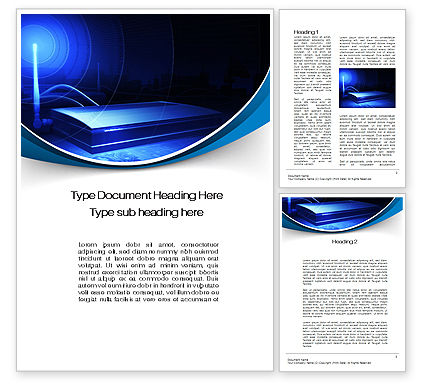 13 Free Wireless Access Word Templates | PoweredTemplate.com