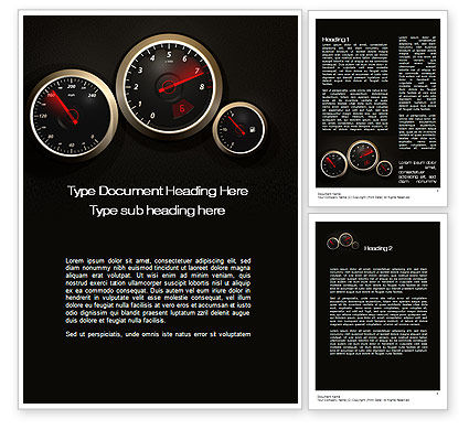 Dashboard Word Templates Design, Download now | PoweredTemplate.com