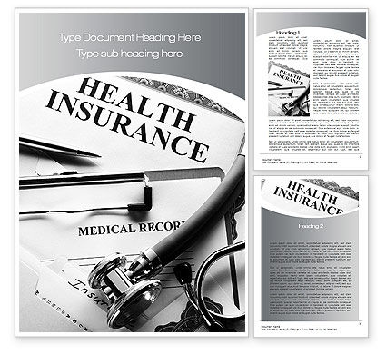 18 Free Health Services Word Templates | PoweredTemplate.com