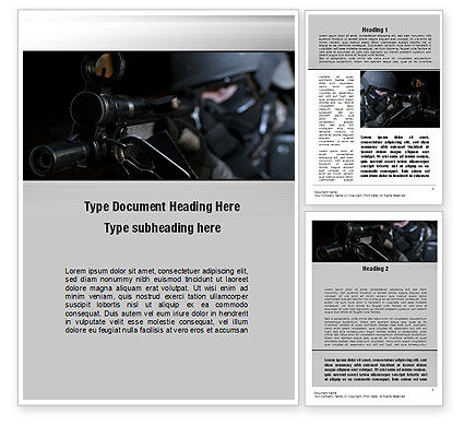 Military Word Templates Designs, Download now | PoweredTemplate.com