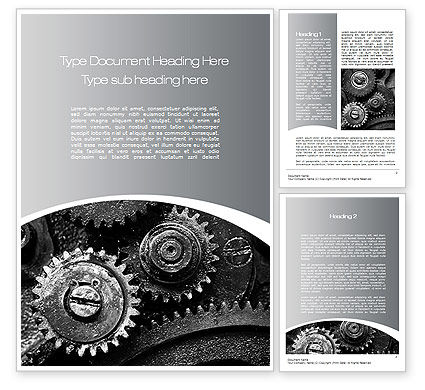 89 Free Machine Engineering Word Templates | PoweredTemplate.com