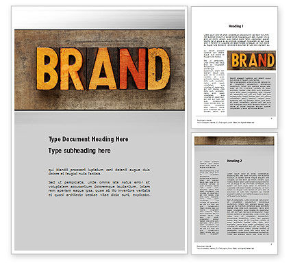 16 Free Company Letter Word Templates | PoweredTemplate.com