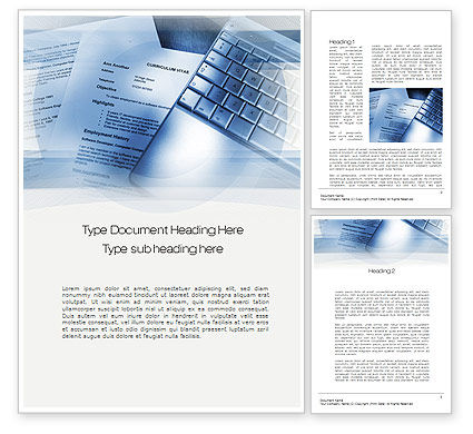 9 Templat Word ms word cv Gratis | PoweredTemplate.com