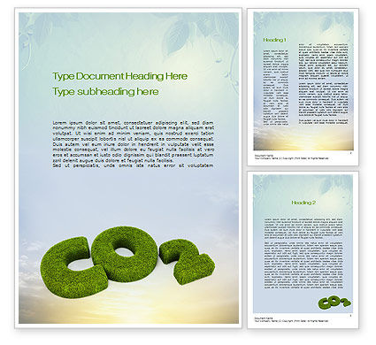 9 Modelos do Word co2 Grátis | PoweredTemplate.com
