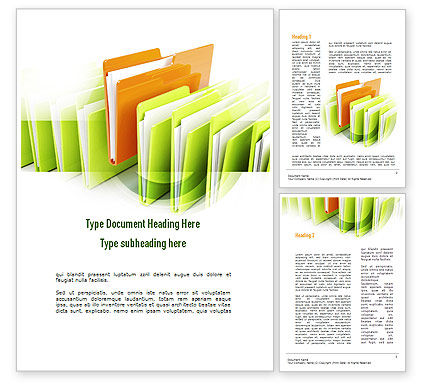 Portfolio Word Templates Design, Download now | PoweredTemplate.com