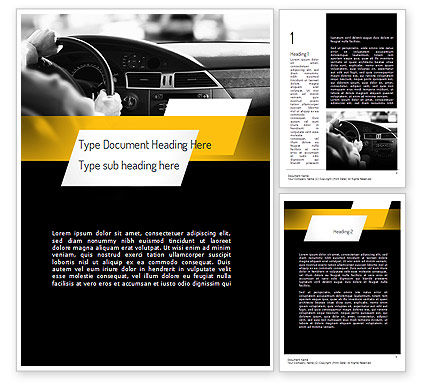 Driving a Car - Free Presentation Template for Google Slides and ...