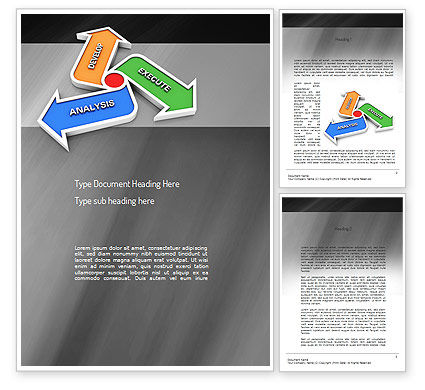Iteration Word Templates Design, Download now | PoweredTemplate.com