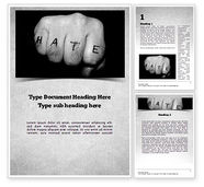 Hate - Free Presentation Template for Google Slides and PowerPoint | #11215