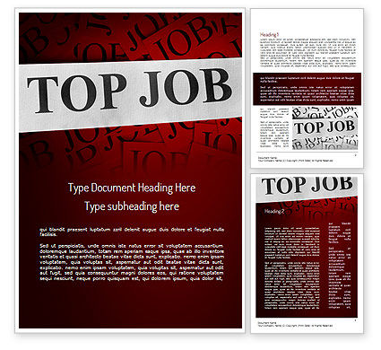 Top Secret Documents Word Template 09204 | PoweredTemplate.com