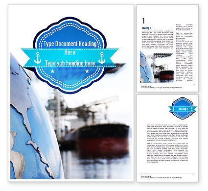 25 Free Shipping Company Word Templates | PoweredTemplate.com