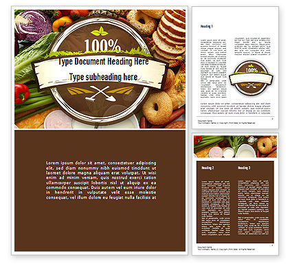 Yogurt Food Word Templates Design, Download now | PoweredTemplate.com