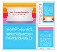 Colored Horizontal Lines PowerPoint Template, Backgrounds | 11570 ...