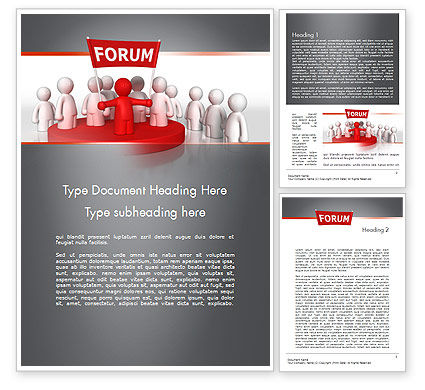Forum - Free Presentation Template for Google Slides and PowerPoint ...