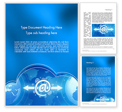 Information Systems Word Templates Design, Download now ...