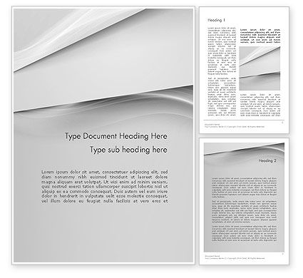 Gray Fantasy Word Template 11784 | PoweredTemplate.com