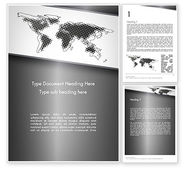 World Map Shape - Free Presentation Template for Google Slides and ...