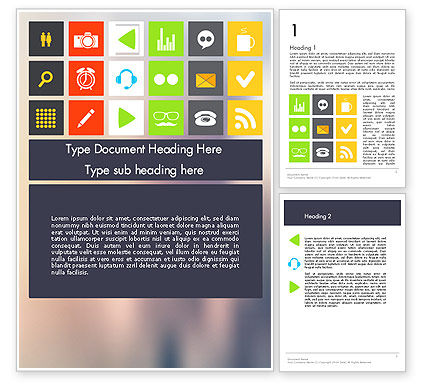 Plantilla De Botón Para Microsoft Word