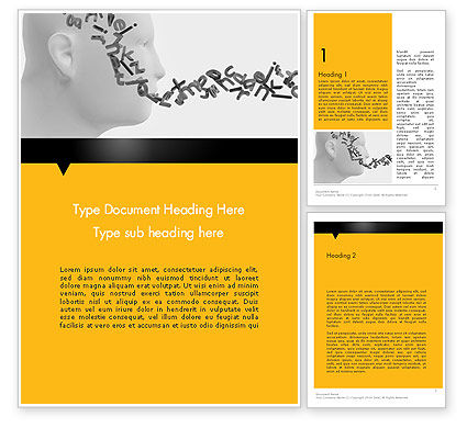 Generating Words - Free Presentation Template for Google Slides and ...