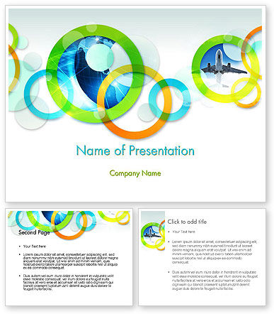 Cool Presentation with Rings PowerPoint Template, Backgrounds | 12015 ...