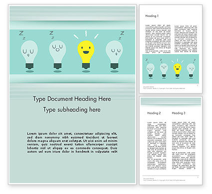 53 Free Innovation Process Word Templates | PoweredTemplate.com