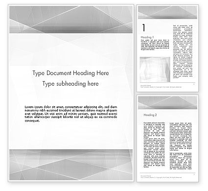 Grey Word Templates Design, Download now | PoweredTemplate.com