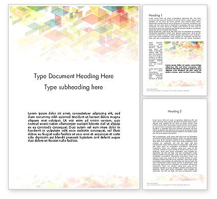 Plantilla de Word - máscara abstracta de partículas | 12185 ...