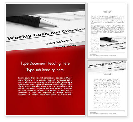 Modèles de design Word Objectifs Et Buts, téléchargez dès maintenant ...