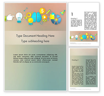 From Idea to Project Launch Word Template 12266 | PoweredTemplate.com