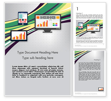 17 Modèles Word rapport de conception plate Gratuit | PoweredTemplate.com