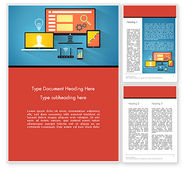 Wifi Connection PowerPoint Template, Backgrounds | 12334 | PoweredTemplate.com