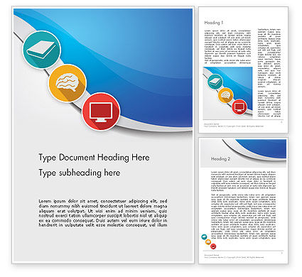 Education Word Templates Design, Download now | PoweredTemplate.com