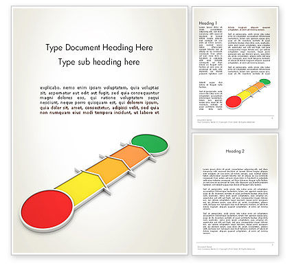 Process Chart Word Template 12513 | PoweredTemplate.com