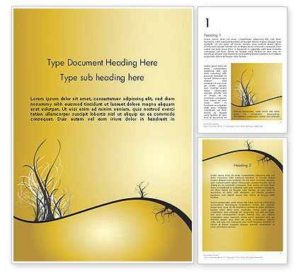 100 Free Tree Branch Word Templates | PoweredTemplate.com