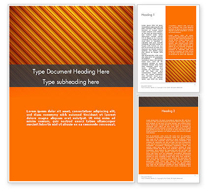 Orange Color Word Templates Design, Download now | PoweredTemplate.com