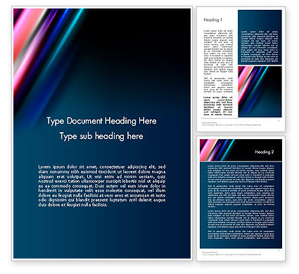 201 Free Blurred Word Templates | PoweredTemplate.com