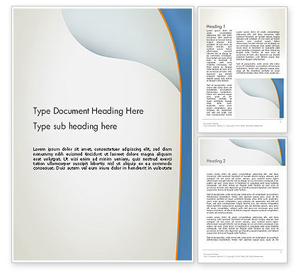 Abstract Background with Blue Stripe Word Template 12774 ...