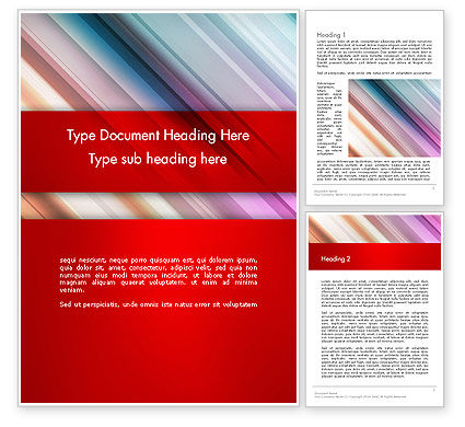 Minimalistic Word Templates Design, Download now | PoweredTemplate.com