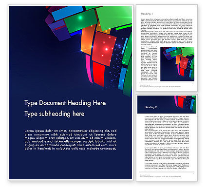 Dynamic Word Templates Design, Download now | PoweredTemplate.com