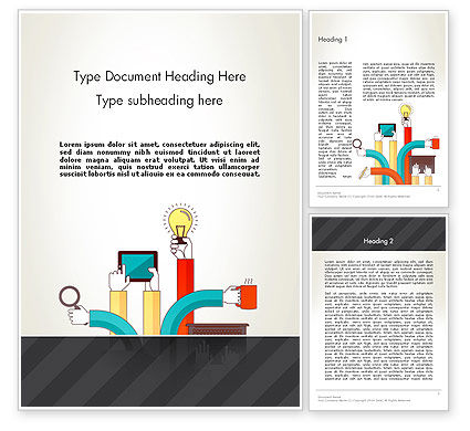 Creative Word Templates Design, Download now | PoweredTemplate.com
