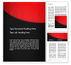 Black and Red Word Template 12897 | PoweredTemplate.com