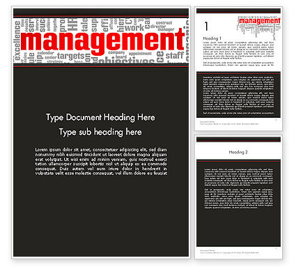 Horizontal Word Word Templates Design, Download now | PoweredTemplate.com