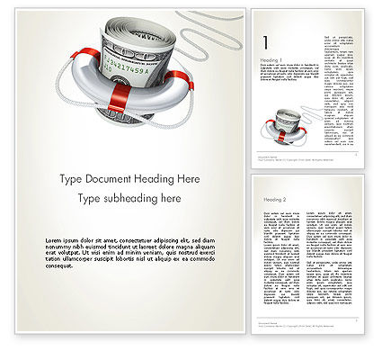 Rescue Word Templates Design, Download now | PoweredTemplate.com