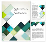 Tilted Grid Layout Abstract PowerPoint Template, Backgrounds | 13187 ...
