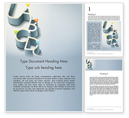 Free Infographic Word Templates Design, Download now | PoweredTemplate.com