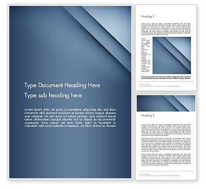 Business abstrakten hintergrund Word Vorlage | 13369 | PoweredTemplate.com